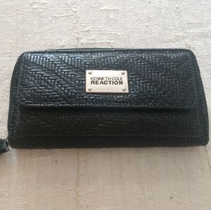 Kenneth Cole Reaction Bags | Genuine Black Leather Kenneth Cole Wallet ...